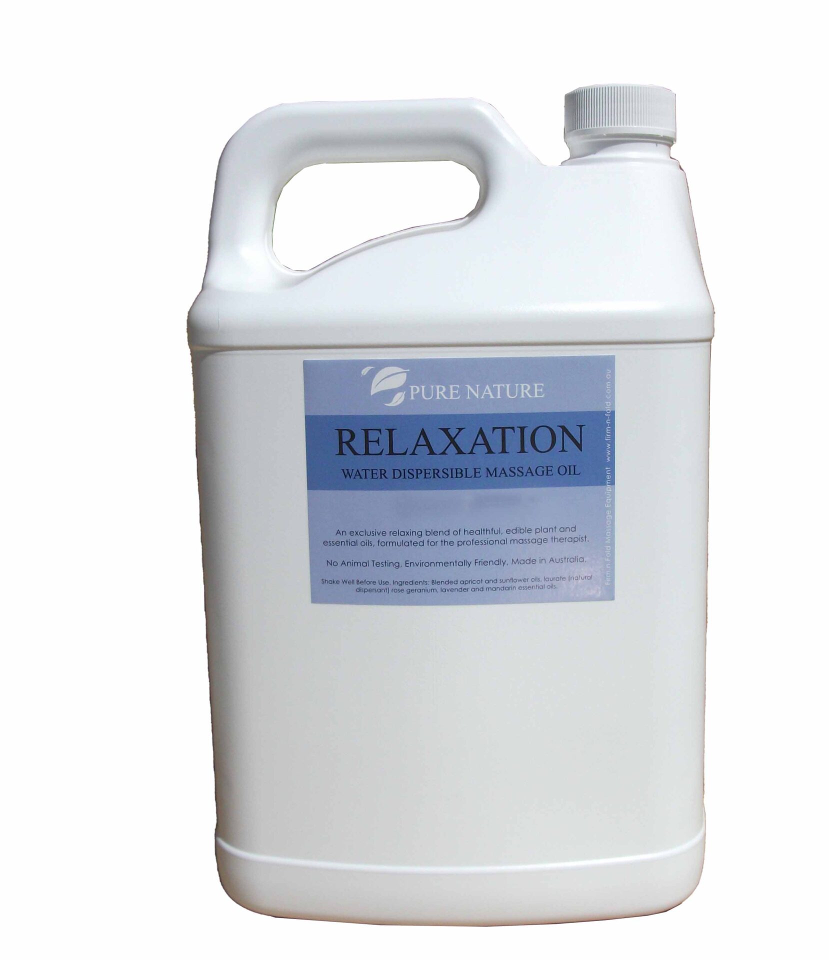Relaxation Blend Massage Oil 5L | Firm N Fold